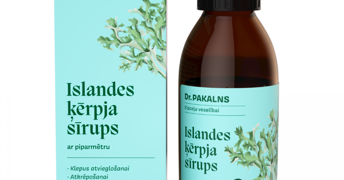 ICELAND MOSS SYRUP - Dr.Pakalns
