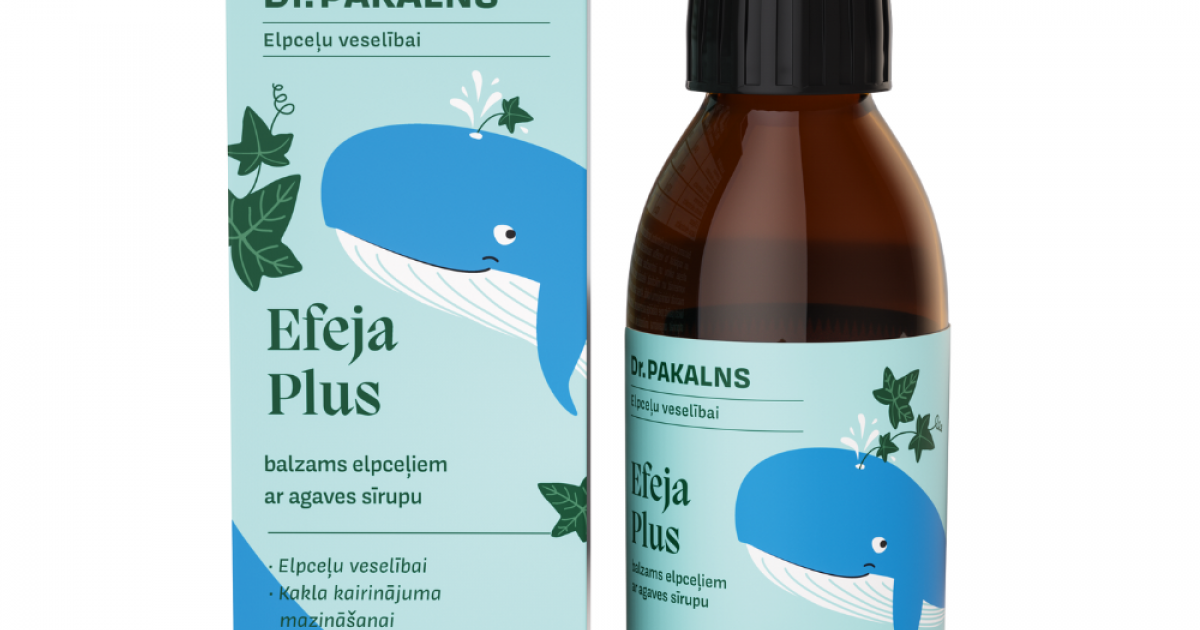 DR. PAKALNS EFEJA PLUS BALZAMS ELPCEĻIEM AR AGAVES SĪRUPU - Dr.Pakalns