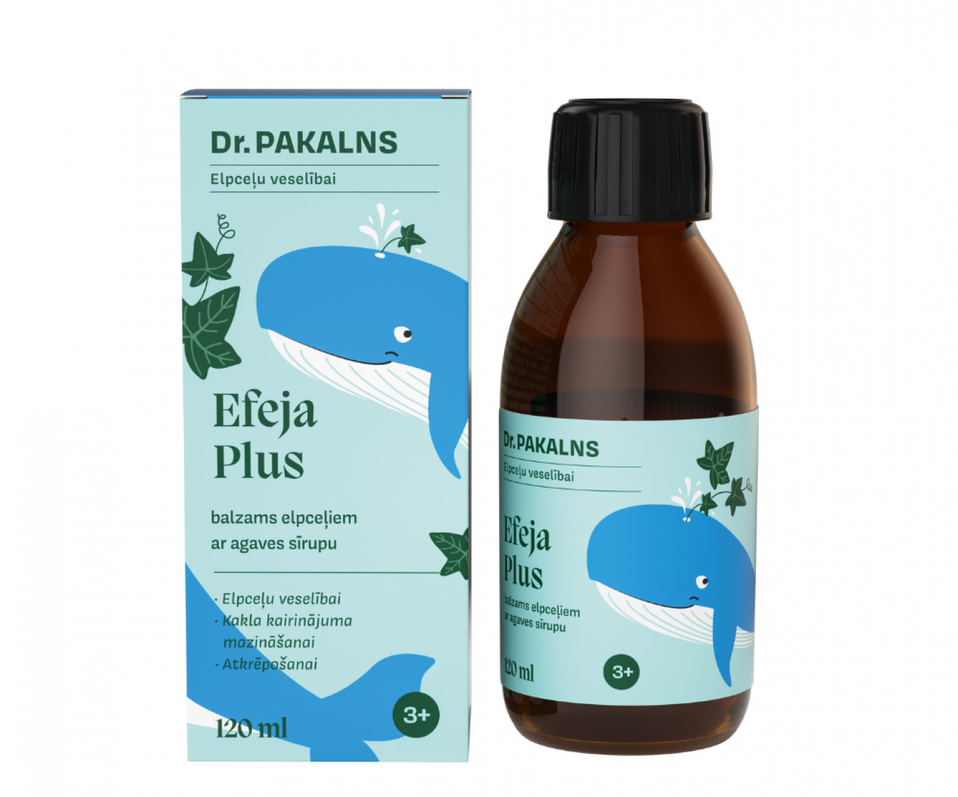 DR. PAKALNS EFEJA PLUS BALZAMS ELPCEĻIEM AR AGAVES SĪRUPU - Dr.Pakalns