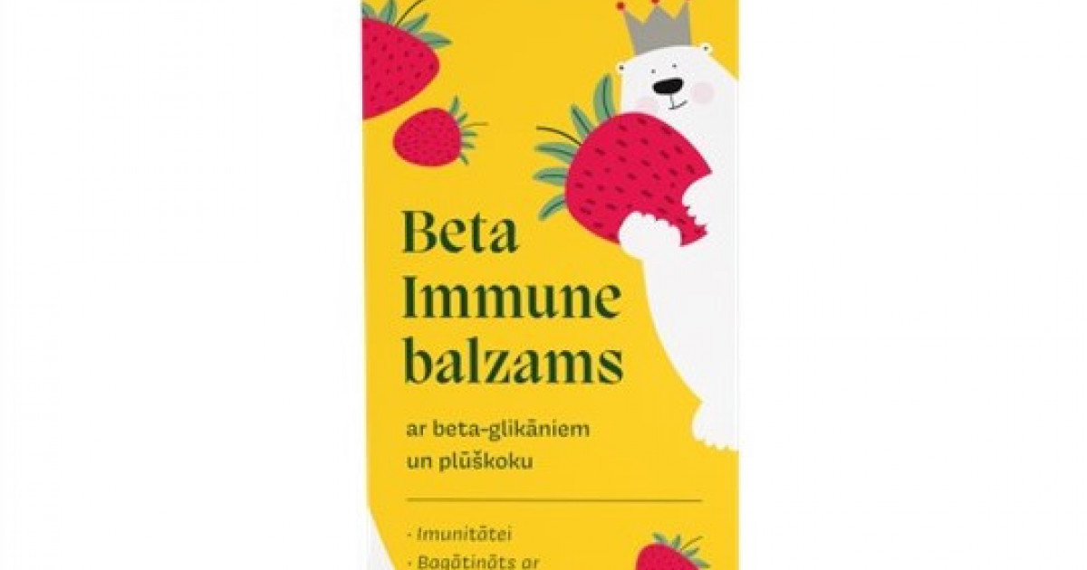BETA IMMUNE balsam with beta-glucans and elderberry - Dr.Pakalns