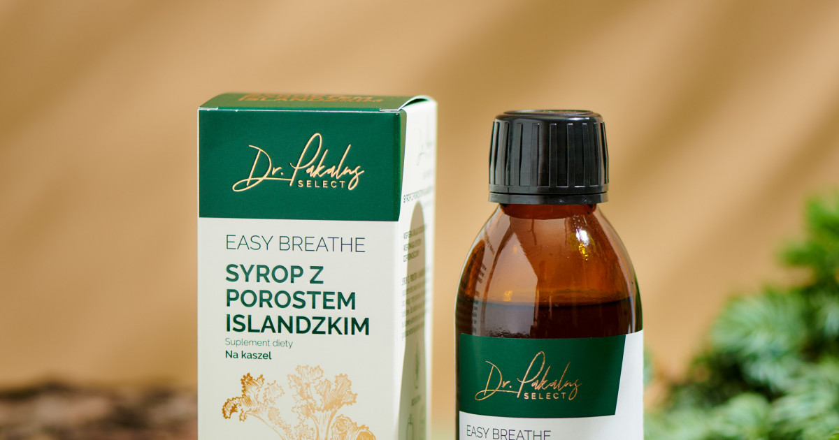 SYROP Z POROSTEM ISLANDZKIM NA KASZEL - Dr.Pakalns